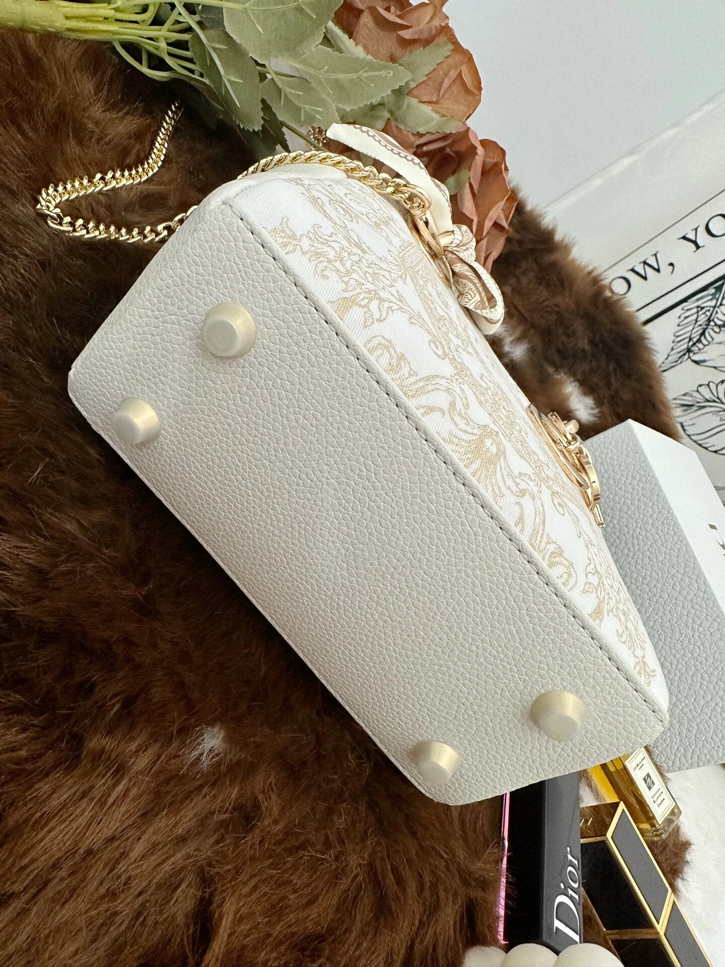Upcycled Dior Dust Bag Lady Dior Bag