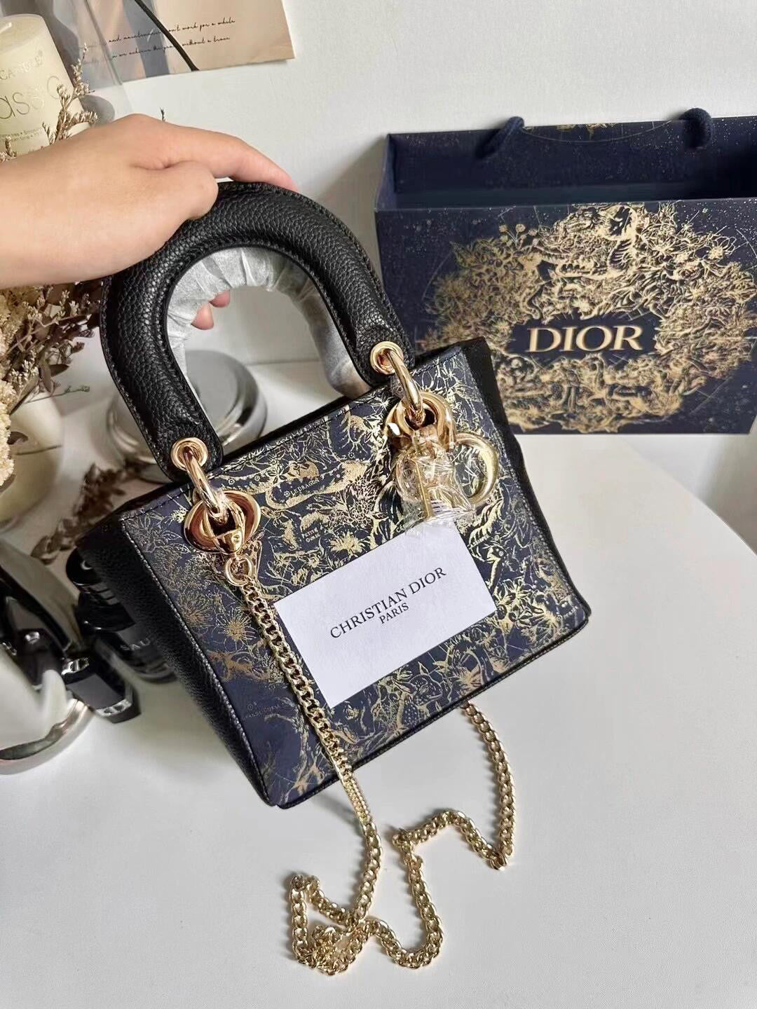 Introducing the Upcycled Dior Dust Bag Lady Dior-style Bag